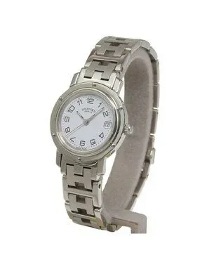 Hermes | Accessories | Hermes Clipper Stainless Steel Silver Kuo Analog ...